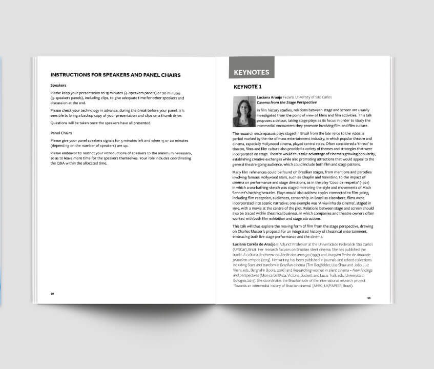 The Moving Form of Film Conference brochure – Typography & Graphic ...