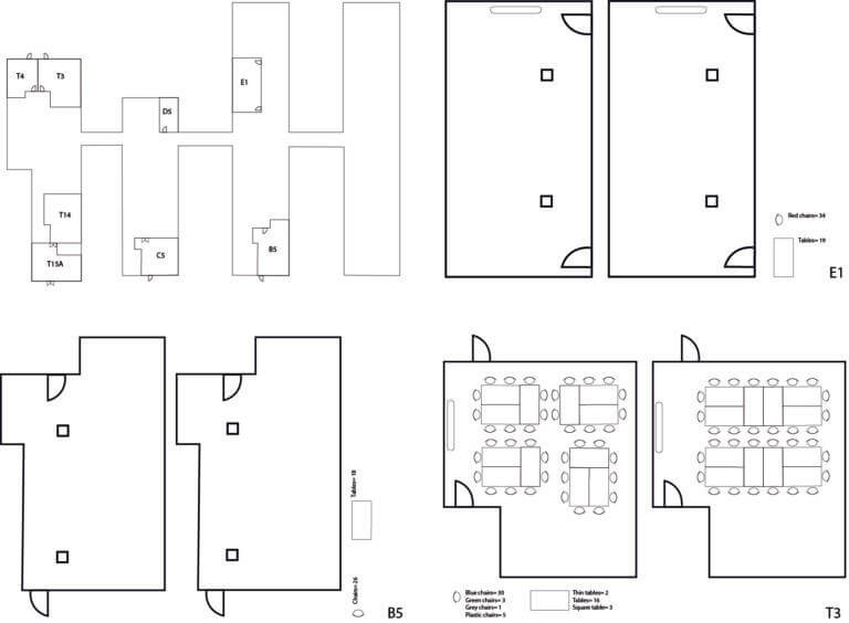Typography room plans – Typography & Graphic Communication