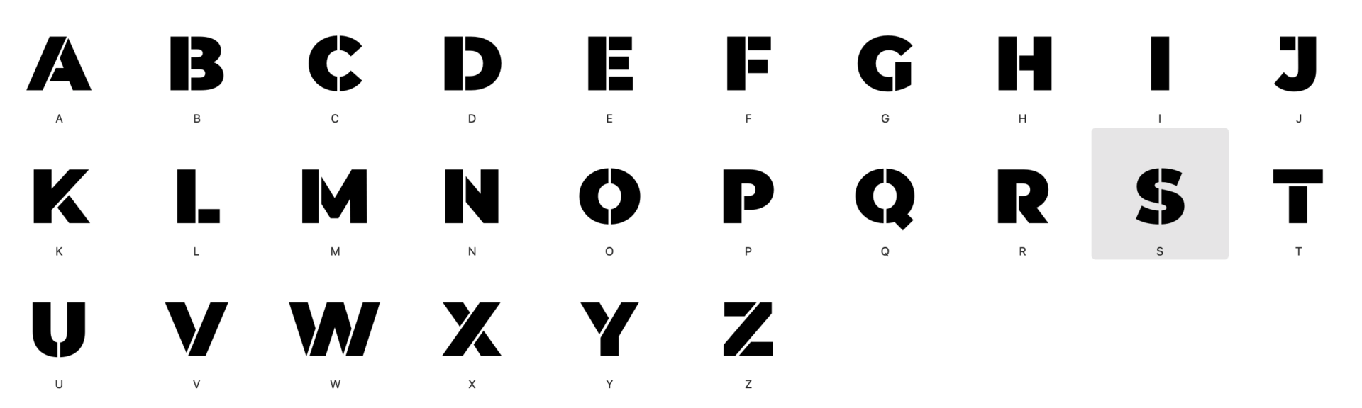CAFOD Emergency Response Team – Stencil font - Typography & Graphic ...