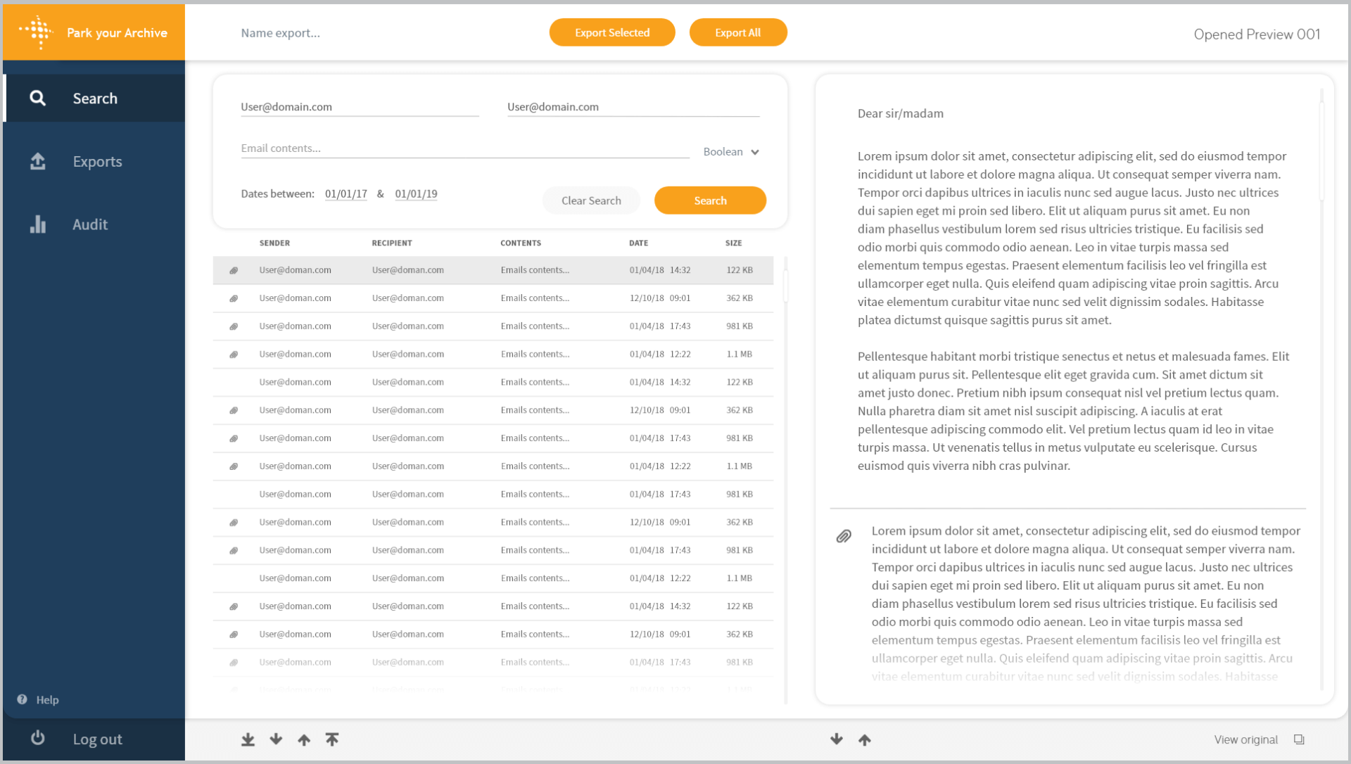 TrueSwift: Park your Archive™ software UI design - Typography & Graphic ...