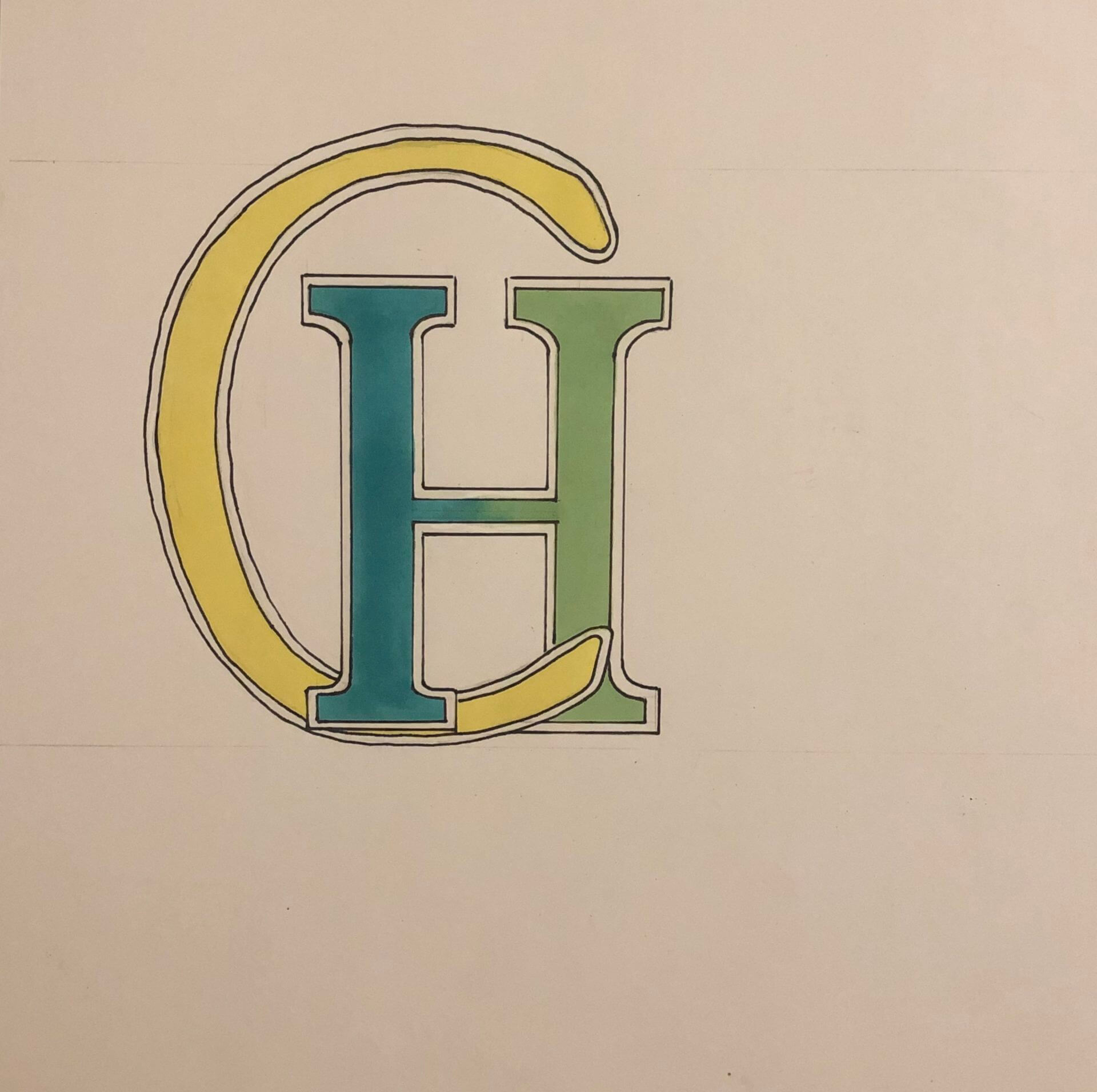 CH monogram - Typography & Graphic Communication