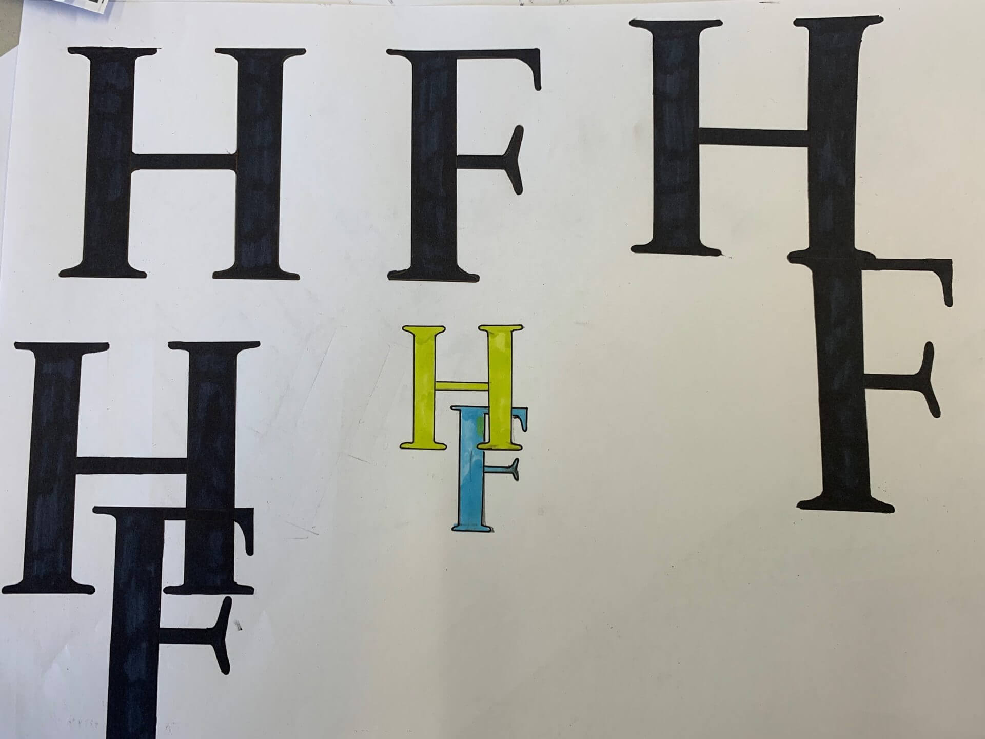 Initials Monogram – Typography & Graphic Communication