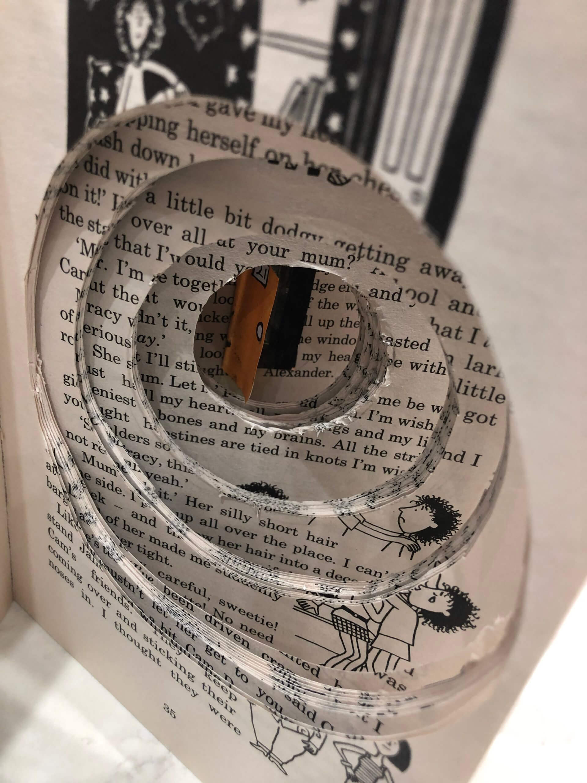 Labyrinth book narrative – Typography & Graphic Communication