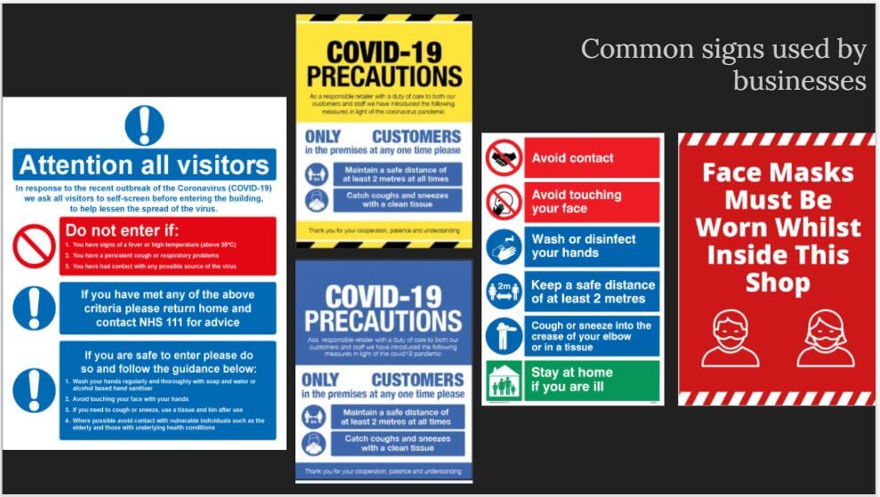 Safety signs – Typography & Graphic Communication
