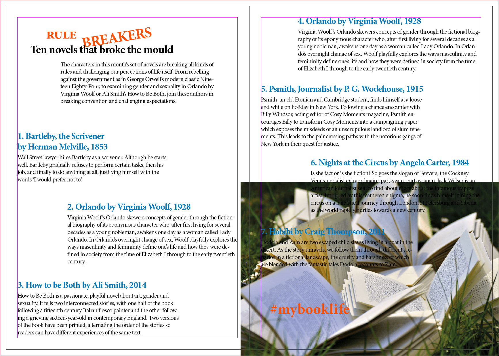 Magazine layouts – Typography & Graphic Communication