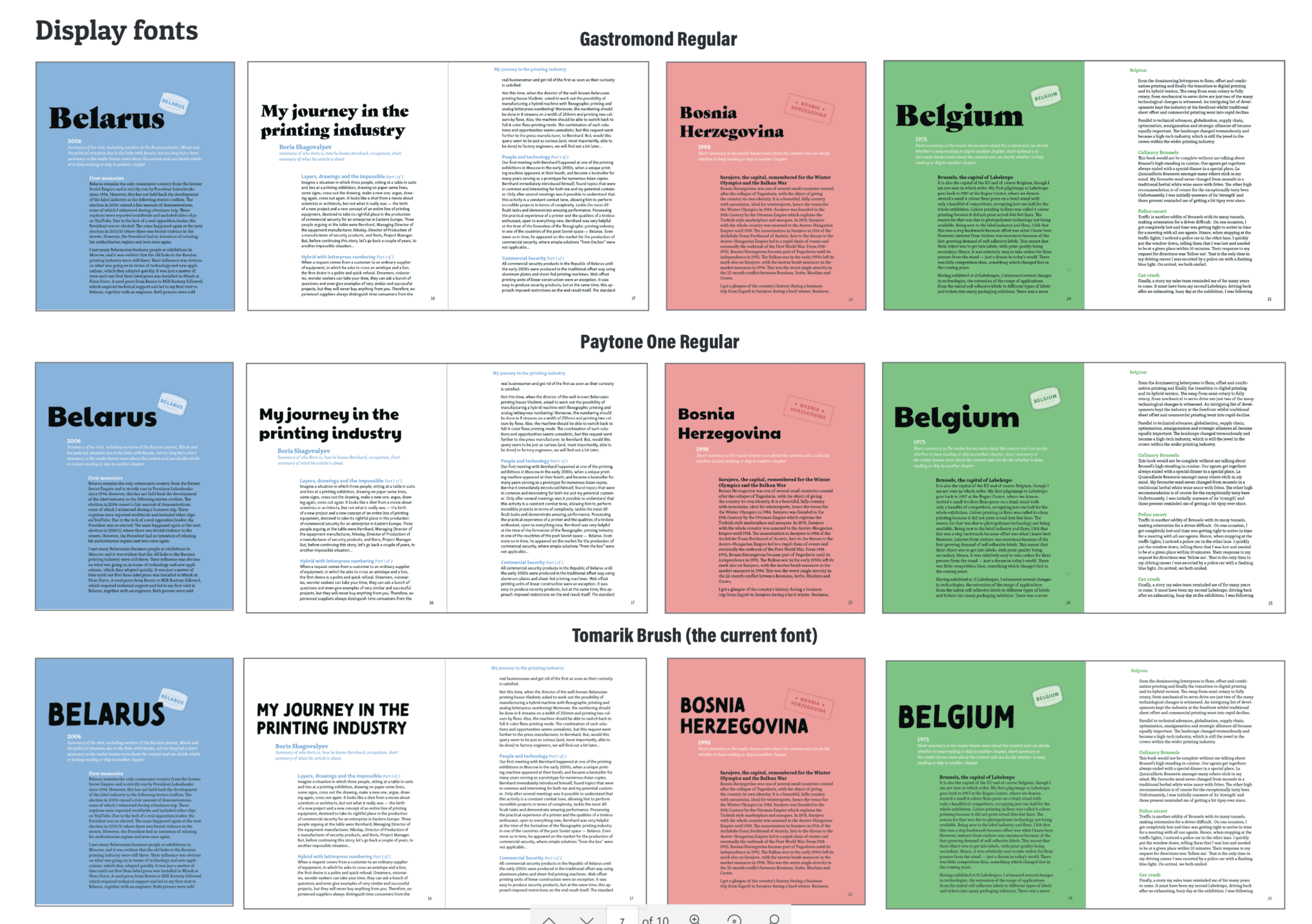 ‘Destination’: travel journals book design – Typography & Graphic ...