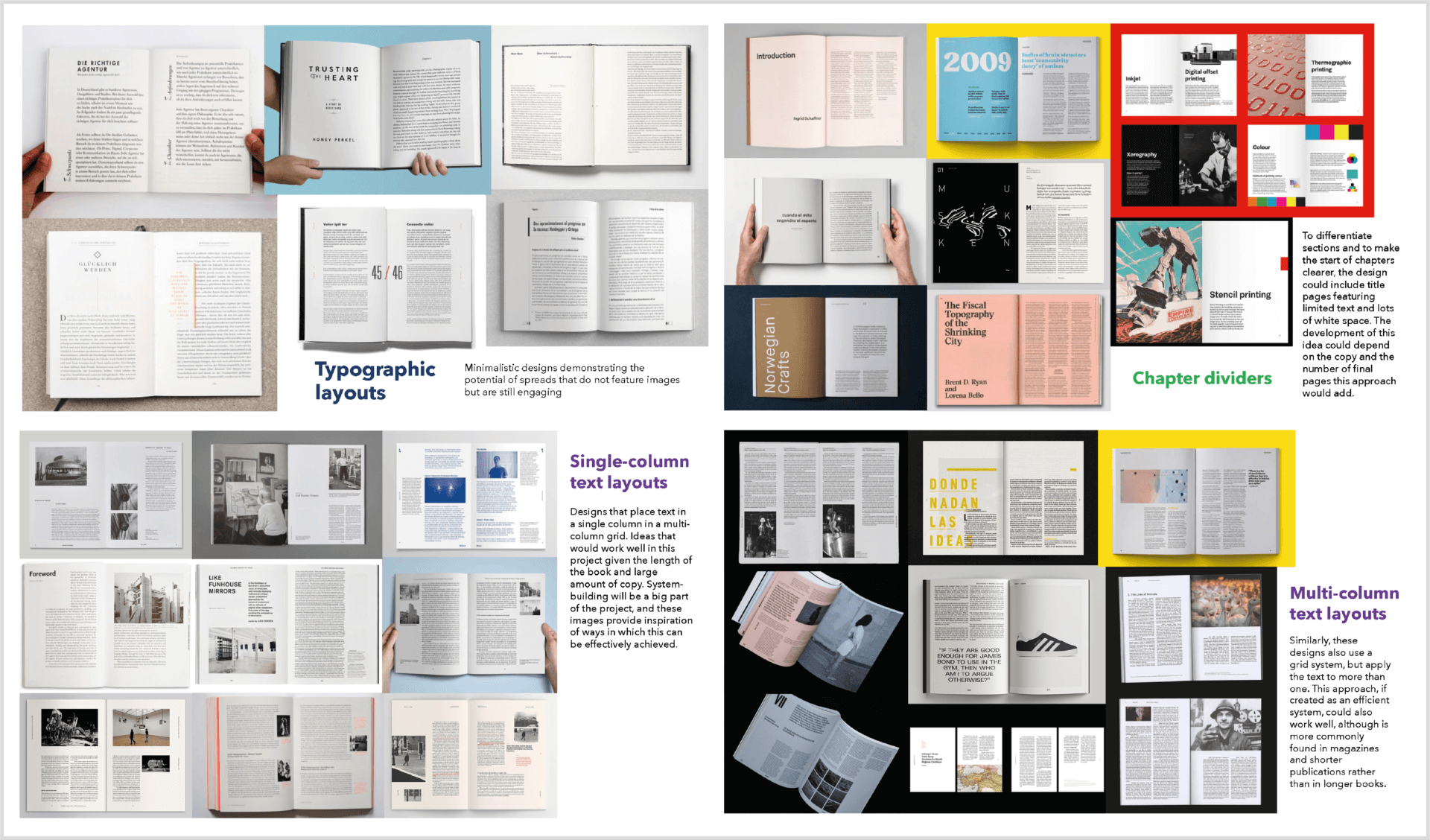 ‘Destination’: travel journals book design – Typography & Graphic ...