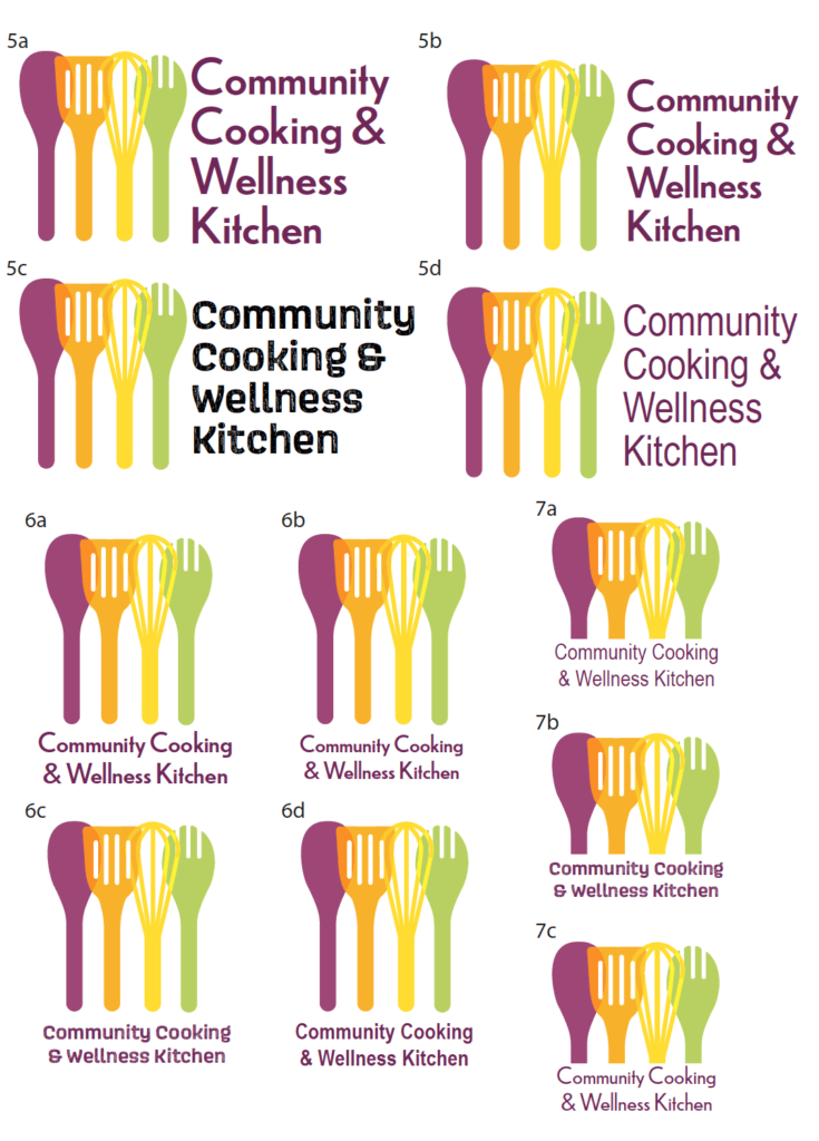 Community Cooking and Wellbeing Kitchen Logo – Typography & Graphic ...
