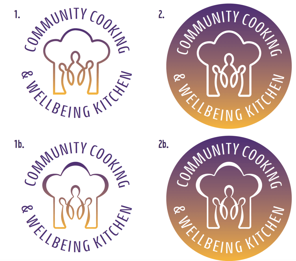 Community Cooking and Wellbeing Kitchen Logo – Typography & Graphic ...