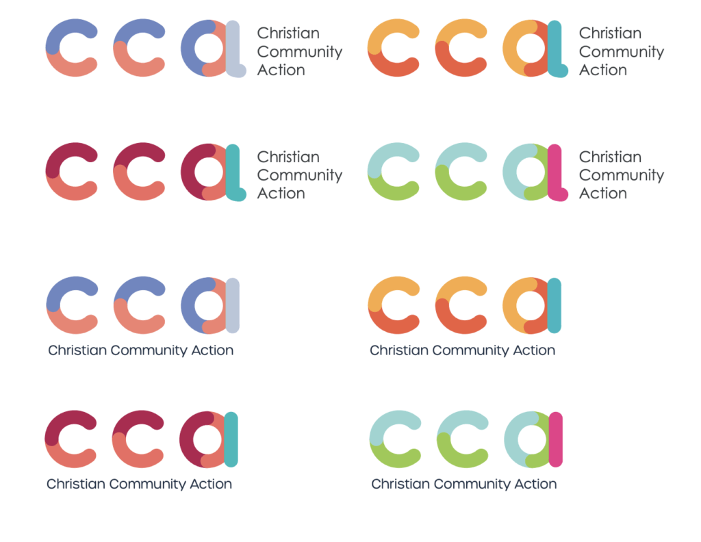 Christian Community Action branding - Typography & Graphic Communication