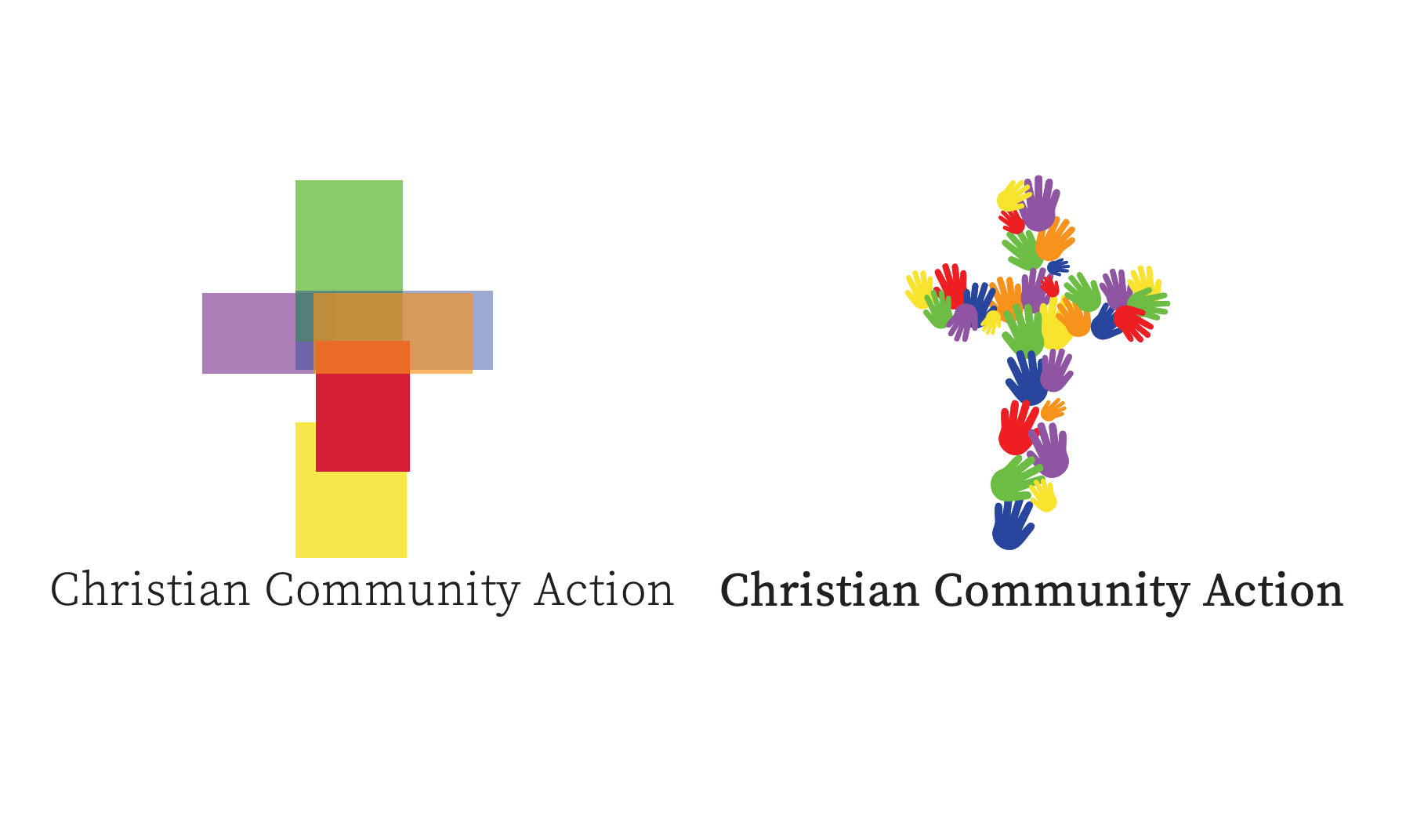 Christian Community Action branding - Typography & Graphic Communication