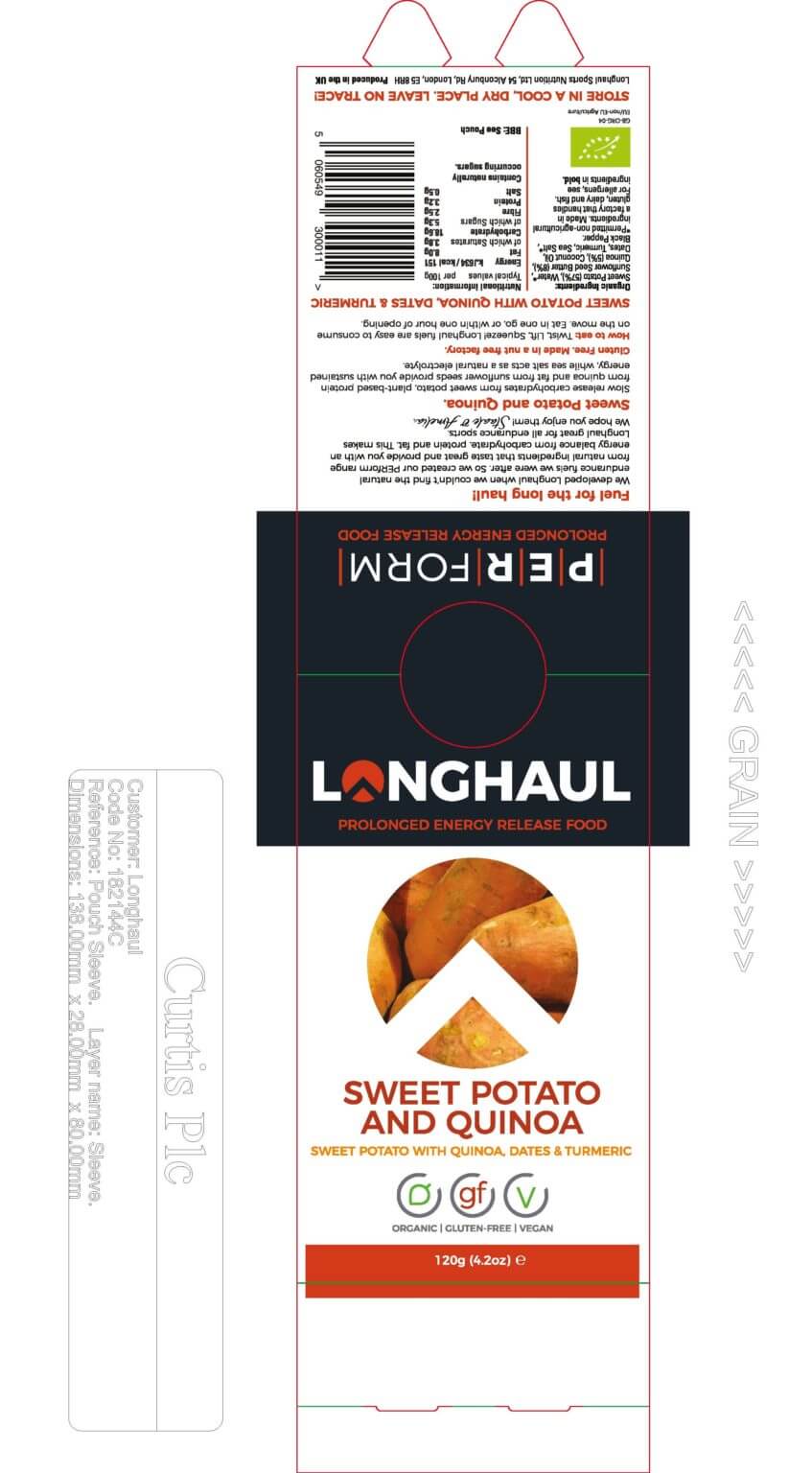 Longhaul sports fuels packaging design – Typography & Graphic Communication