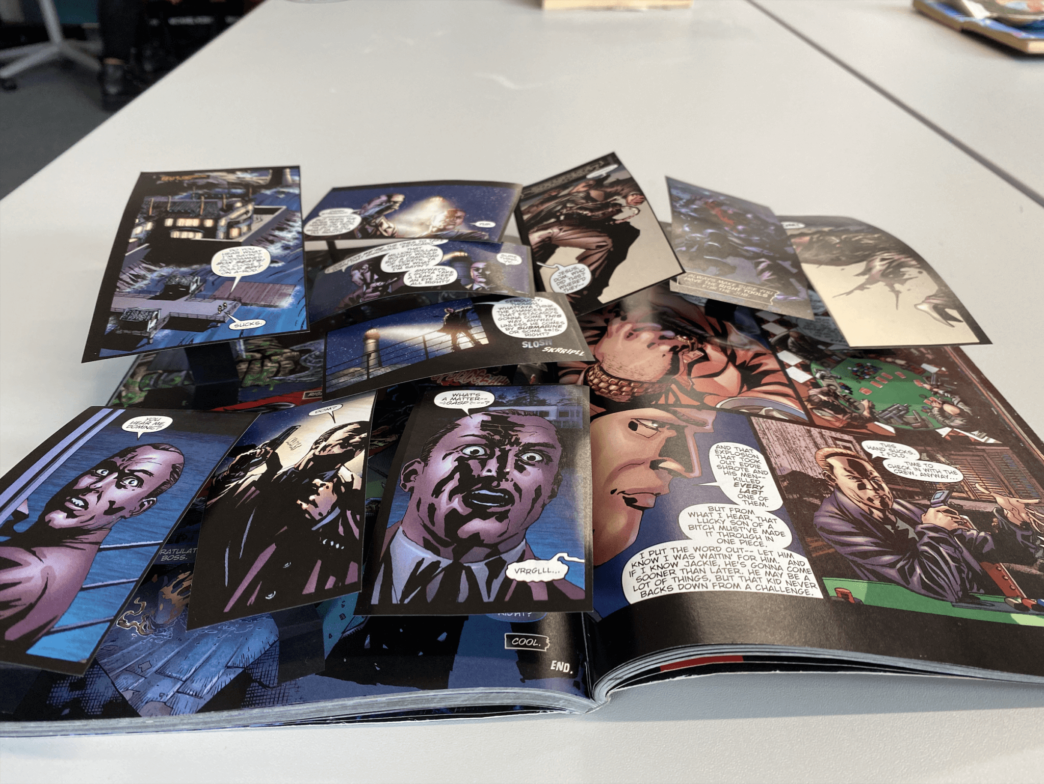 Floating Comic (Staircase) – Typography & Graphic Communication