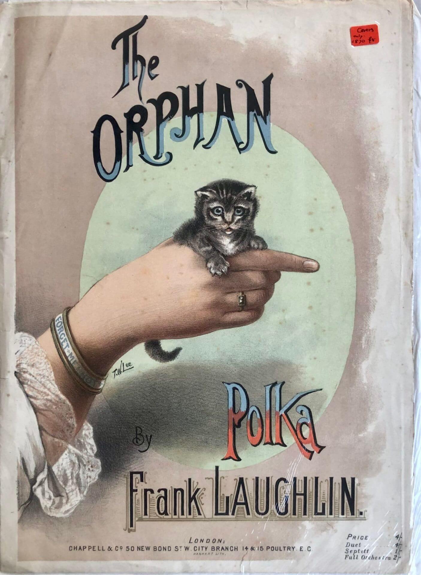 1870s Vintage Sheet Music – Typography & Graphic Communication