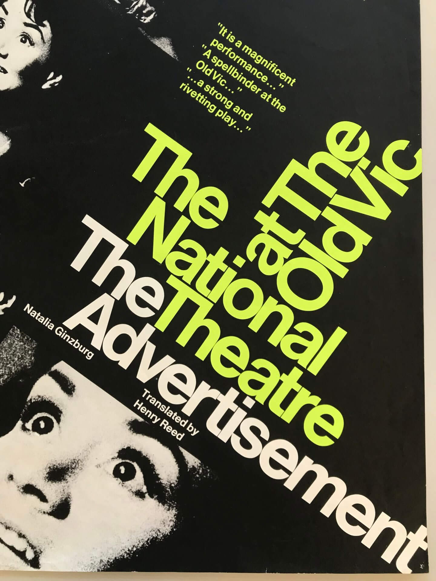 National Theatre Poster – Typography & Graphic Communication