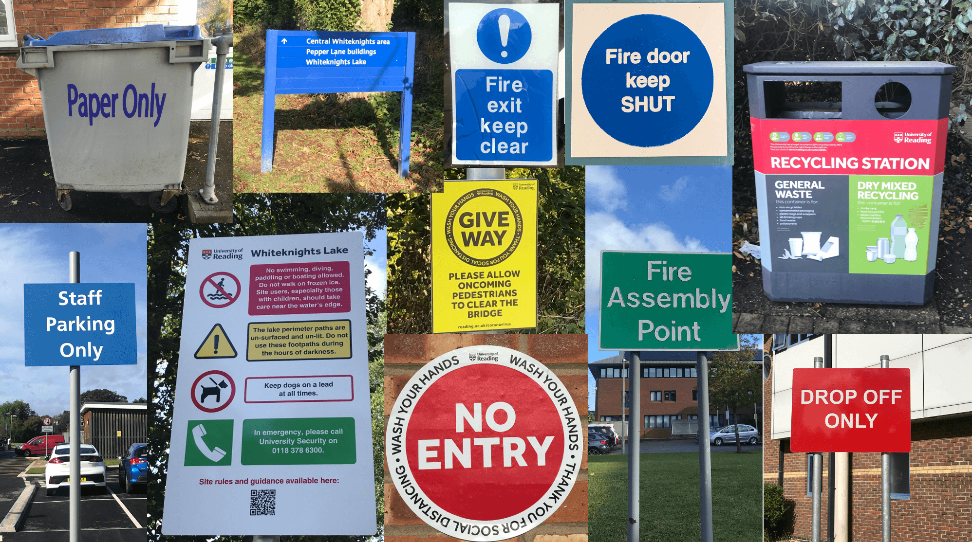 Instruction signs - Typography & Graphic Communication