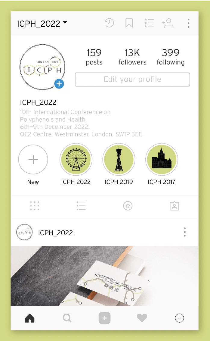 ICPH 2022 Conference Branding - Typography & Graphic Communication