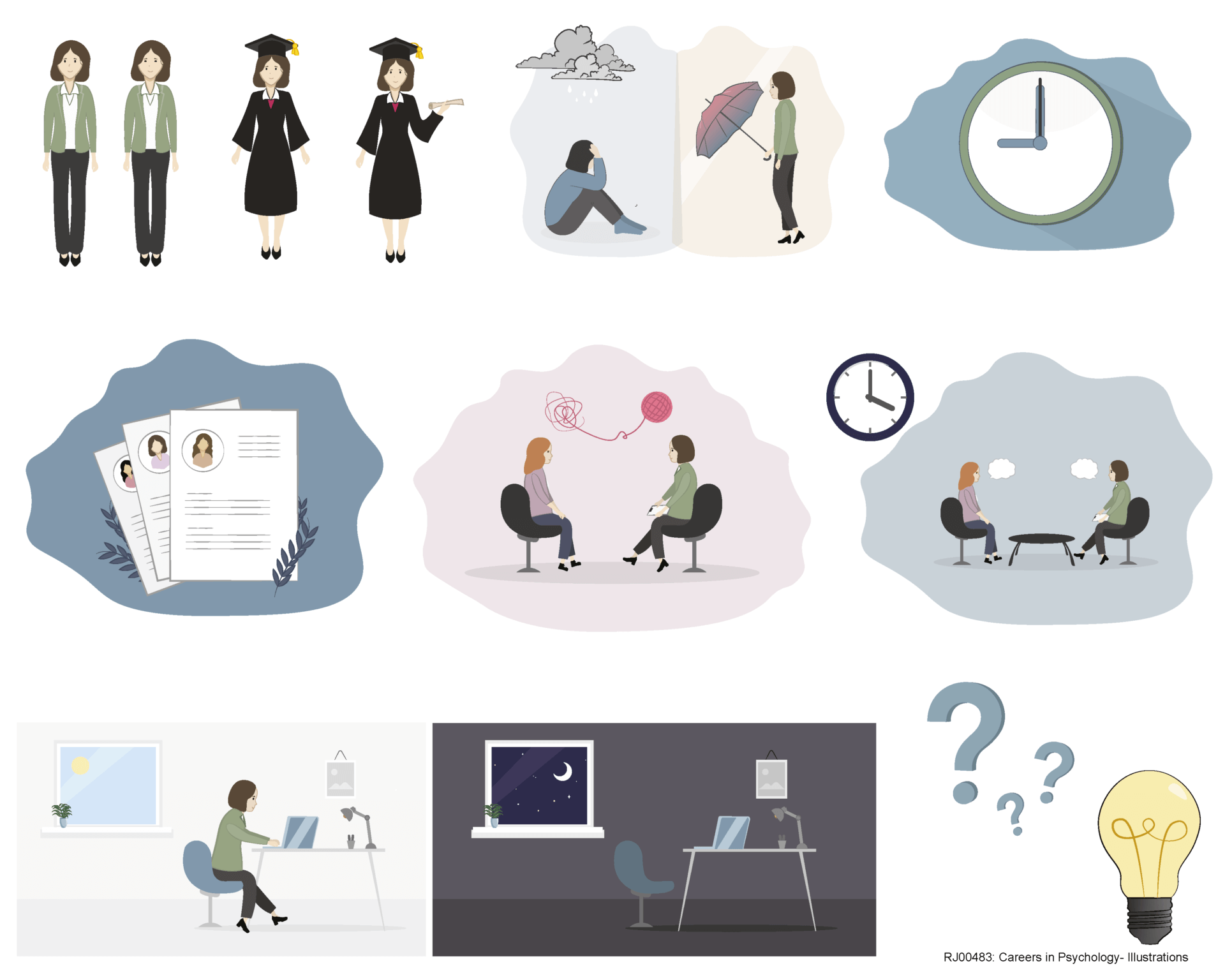 Careers in Psychology Animated Video – Typography & Graphic Communication