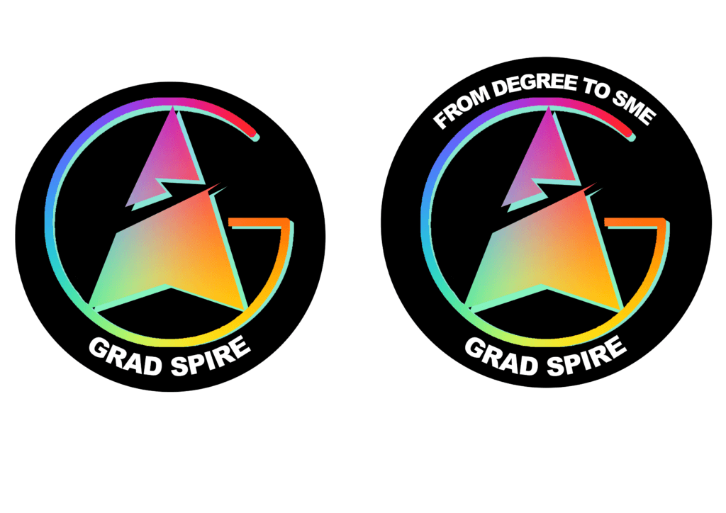 GradSpire Logo – Typography & Graphic Communication