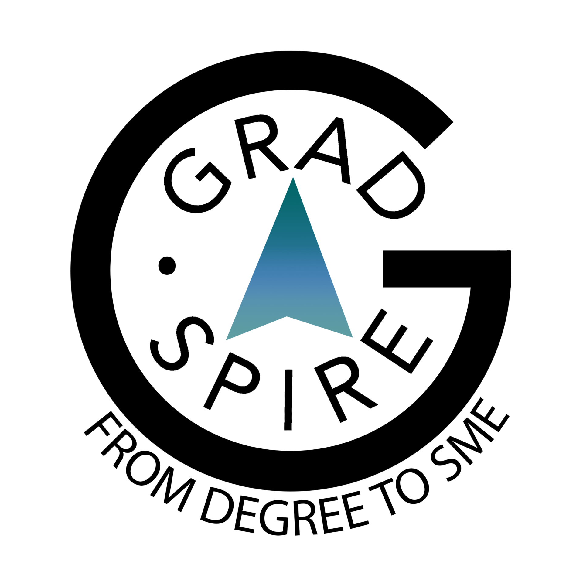 GradSpire Logo – Typography & Graphic Communication