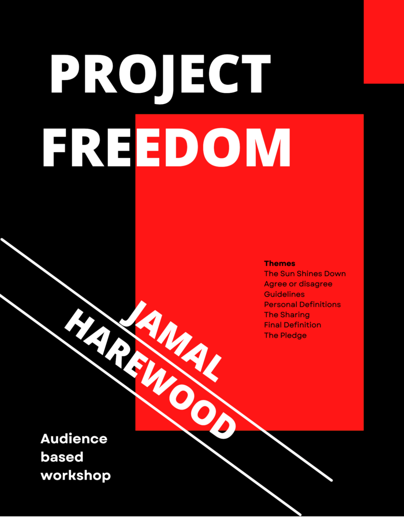 Jamal Harewood: Project Freedom – Typography & Graphic Communication