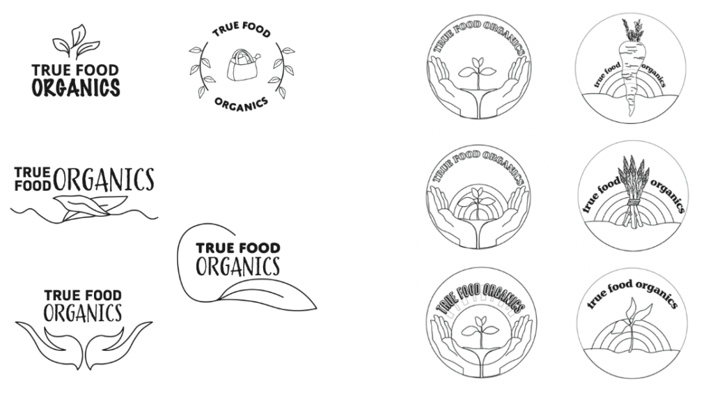 True Food Organics Logo – Typography & Graphic Communication
