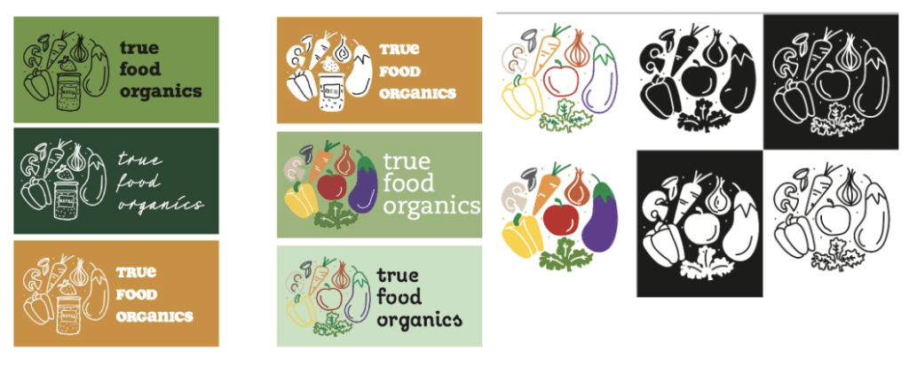 True Food Organics Logo – Typography & Graphic Communication