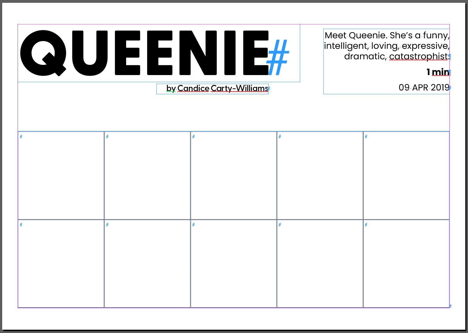 Exploring InDesign Tables - Typography & Graphic Communication