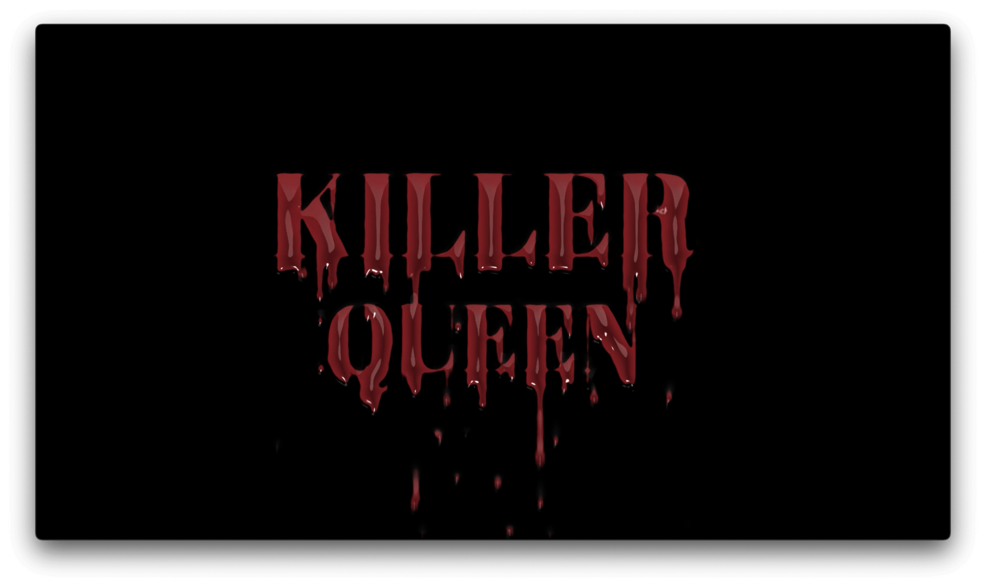 Killer Queen poster design – Typography & Graphic Communication